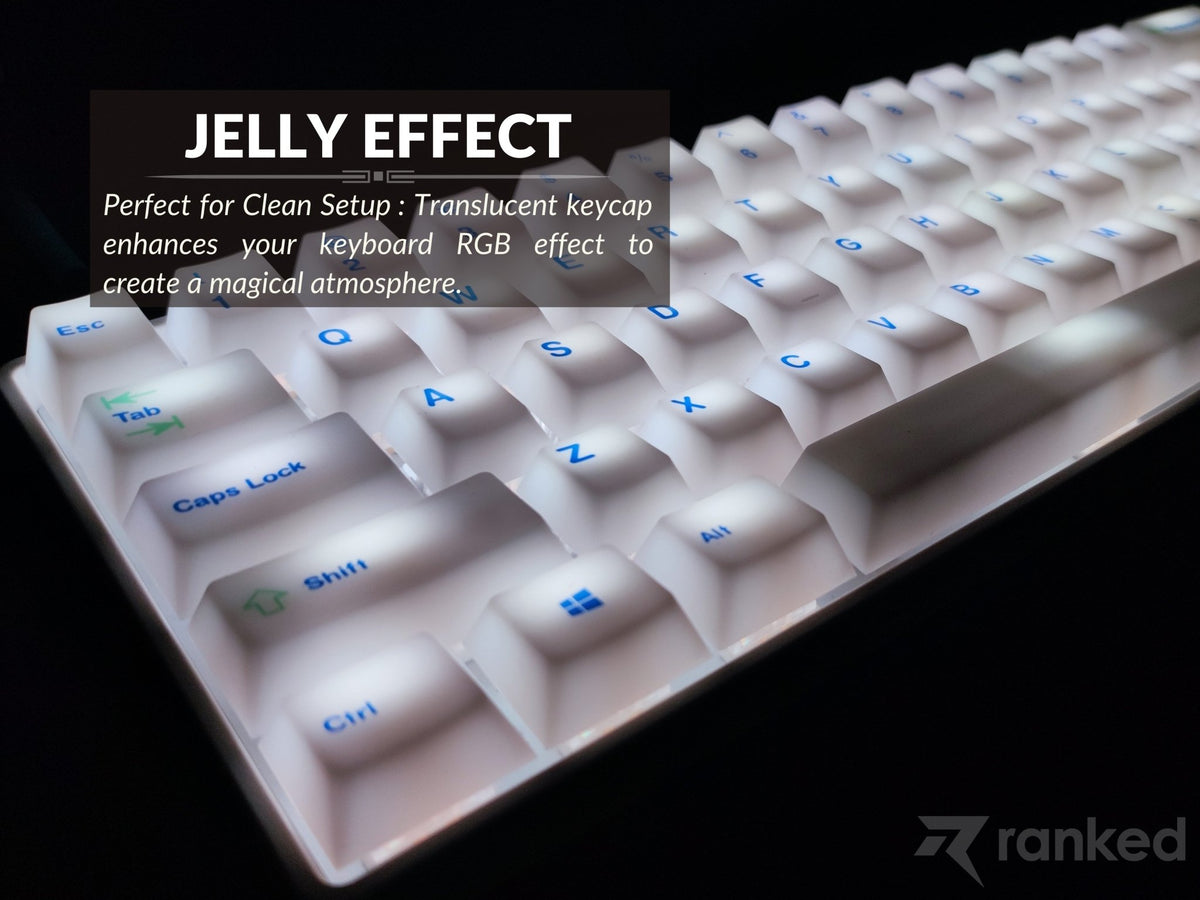 Dye Sublimation POM Jelly Keycaps (169 Keys) – Ranked